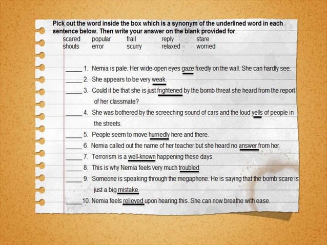 Decoding meaning using synonyms and antonyms | PPT