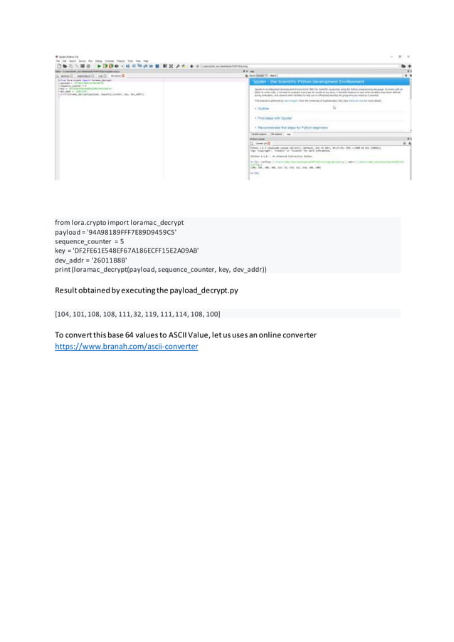 Decoding LoRaWAN Packet | DOCX | Computer Networking | Computing