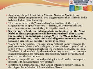 Atmanirbhar Package Decoding | PPT