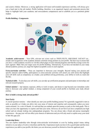 Decoding Profile Building The Crucial Role in Study Abroad.docx.pdf