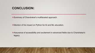 Decoding Saurabh Chandrakar wikipedia , networth, age | PPTX