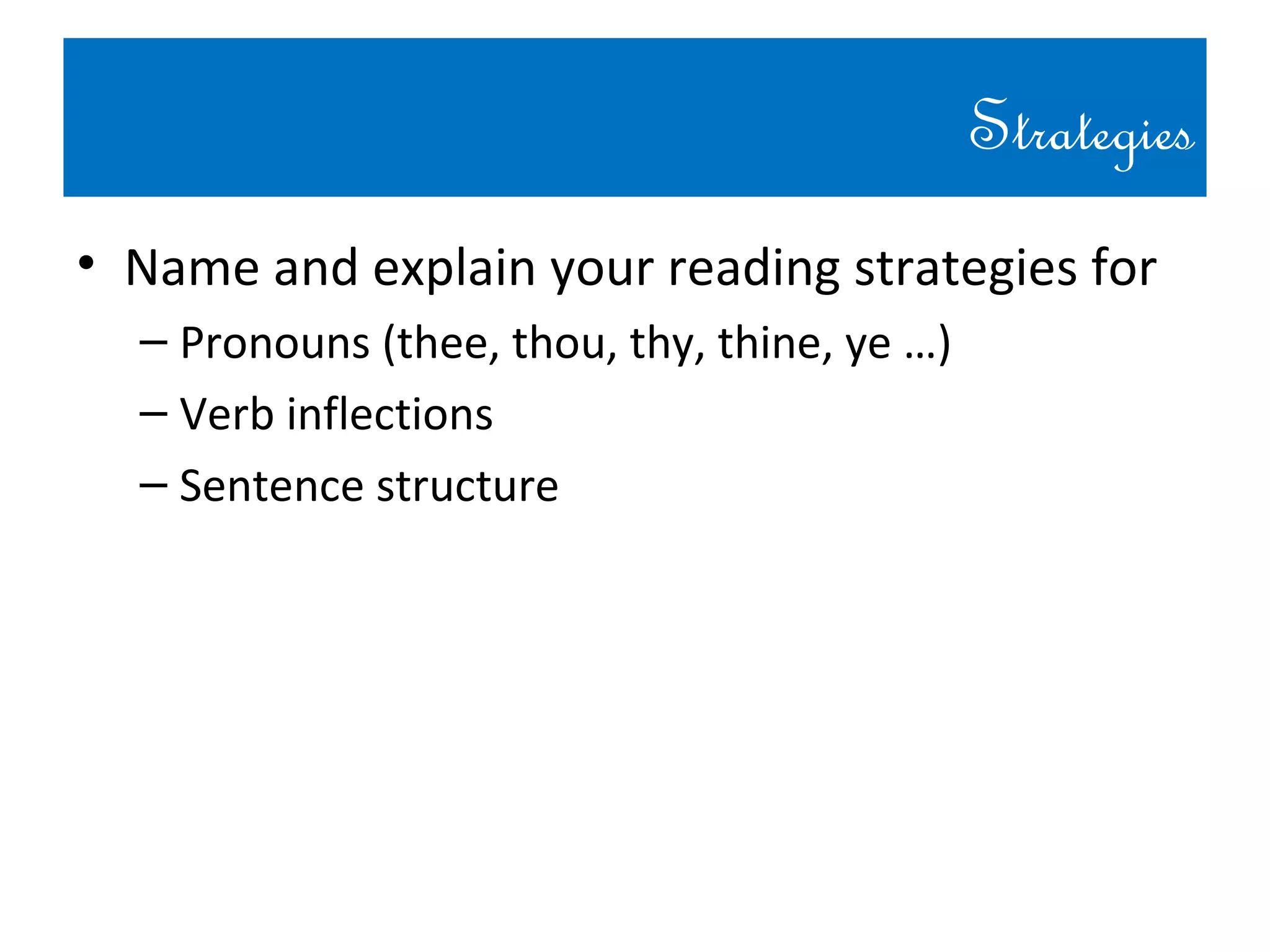 Decoding shakespeare | PPT