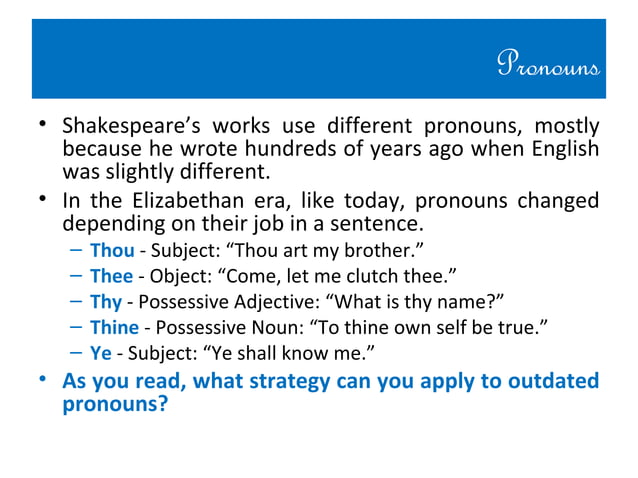 Decoding shakespeare | PPT