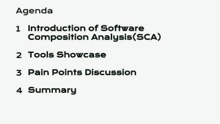 Decoding Software Composition Analysis (SCA) - Unveiling Pain Points in SCA - Kaiwen Jiang.pdf