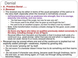 Decoding tat 10 the defense mechanism manual part1(denial) | PPTX