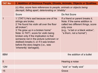 Decoding tat 11 the defense mechanism manual part 2 (projection) | PPTX