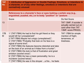 Decoding tat 11 the defense mechanism manual part 2 (projection) | PPTX