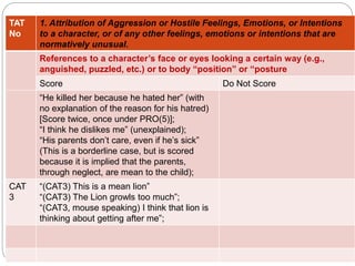Decoding tat 11 the defense mechanism manual part 2 (projection) | PPTX