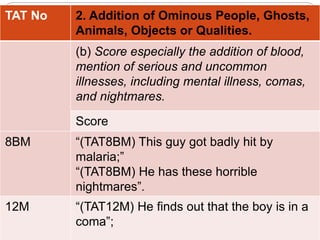 Decoding tat 11 the defense mechanism manual part 2 (projection) | PPTX