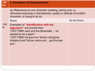 Decoding tat 12 the defense mechanism manual part 3 (identification) | PPT