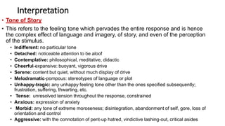 Decoding tat 14- Interpretation of TAT A Method | PPTX
