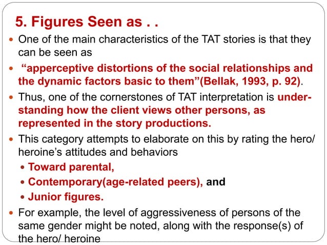 Decoding tat 6 tat interpretation based on bellak | PPTX | Family and ...