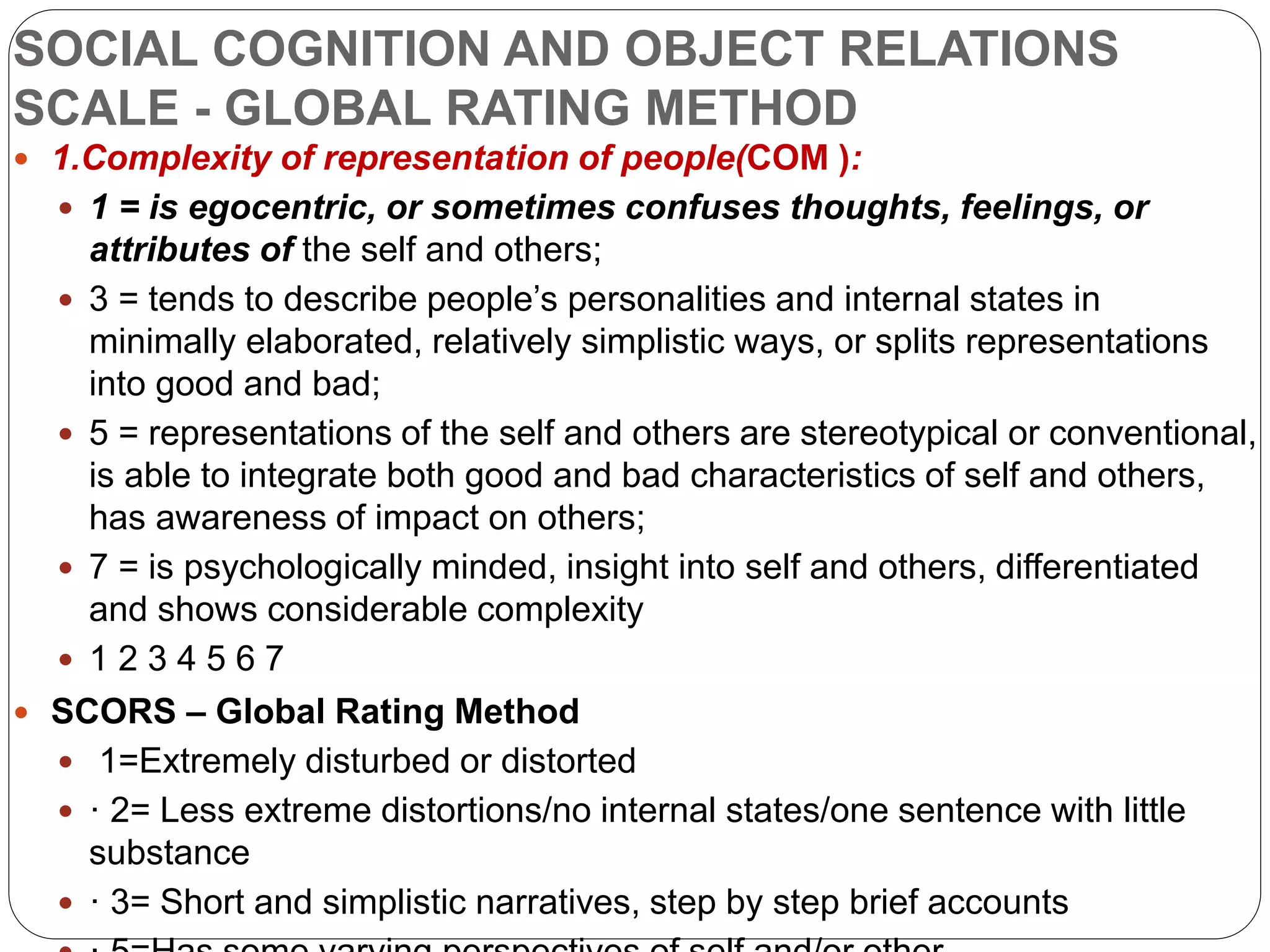 Decoding tat 7 tat interpretation based on scors | PPT