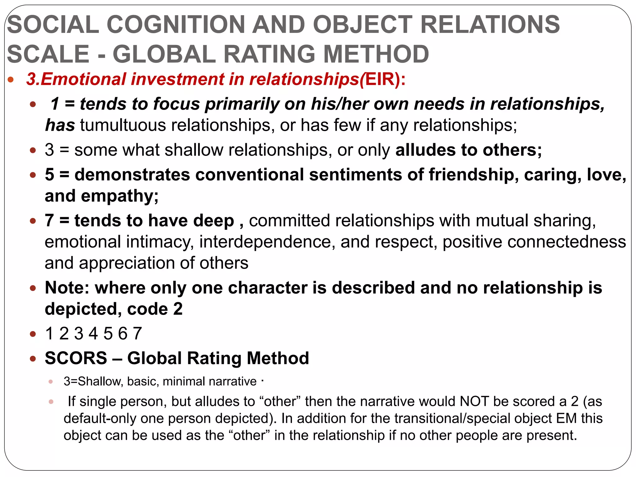 Decoding tat 7 tat interpretation based on scors | PPT
