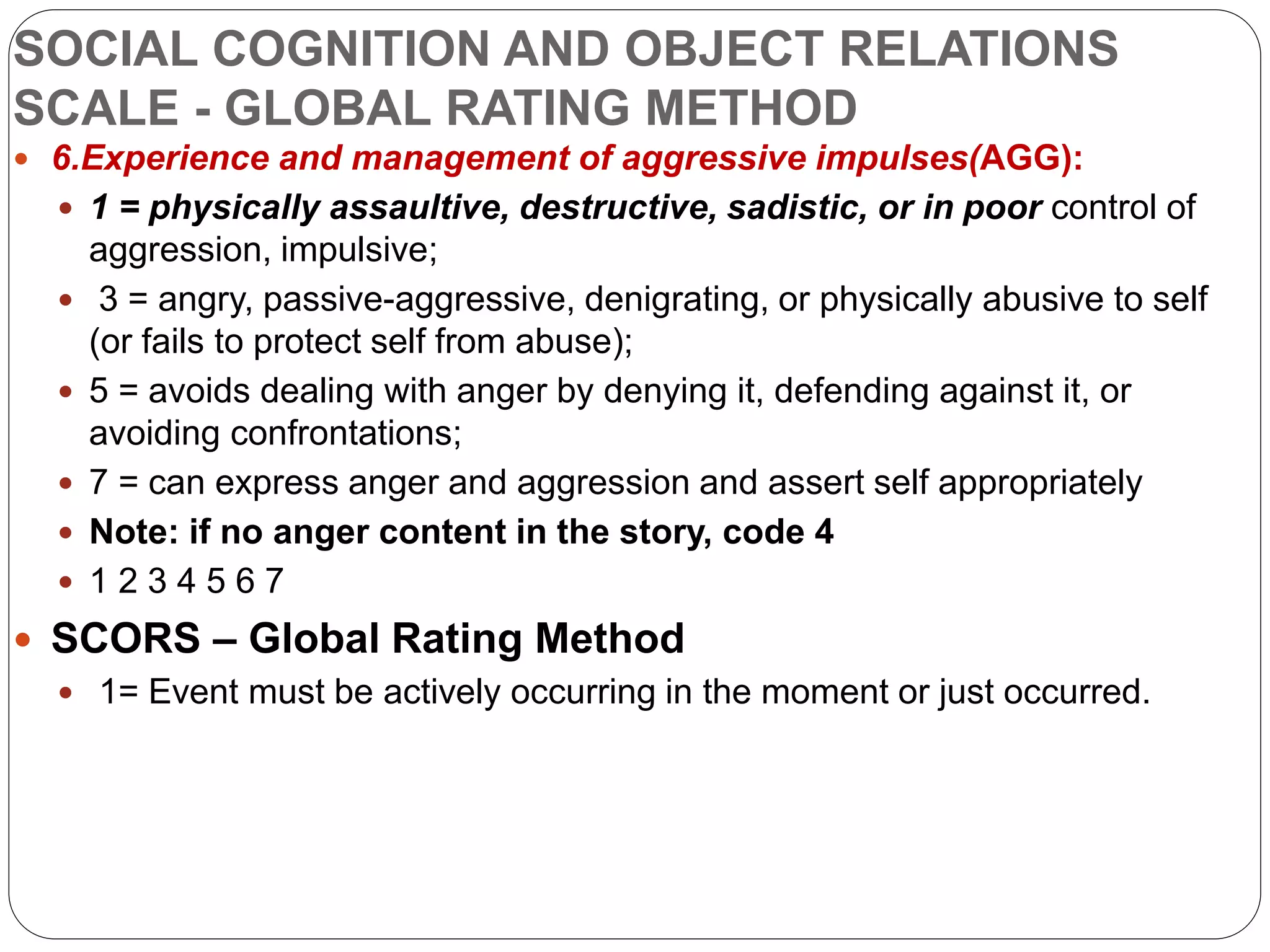 Decoding tat 7 tat interpretation based on scors | PPT