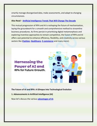 Decoding the Dynamics: Is RPA a part of AI? | PDF