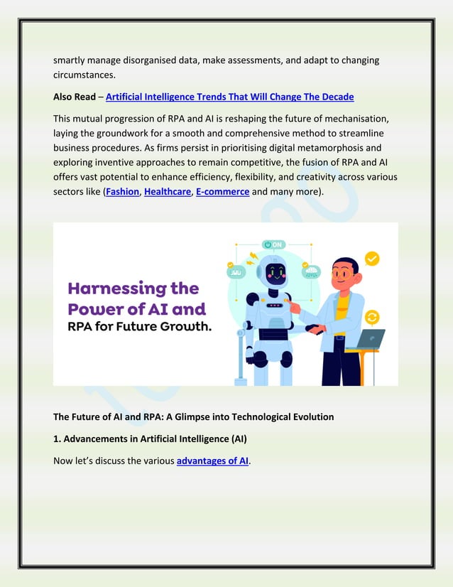 Decoding the Dynamics: Is RPA a part of AI? | PDF