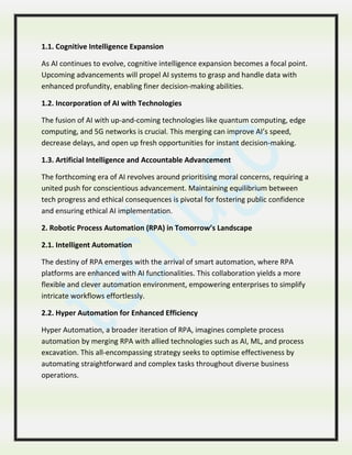 Decoding the Dynamics: Is RPA a part of AI? | PDF