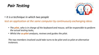 Decoding the ‘Pair Testing’ in Agile ! Presented by Krishna and Rama ...