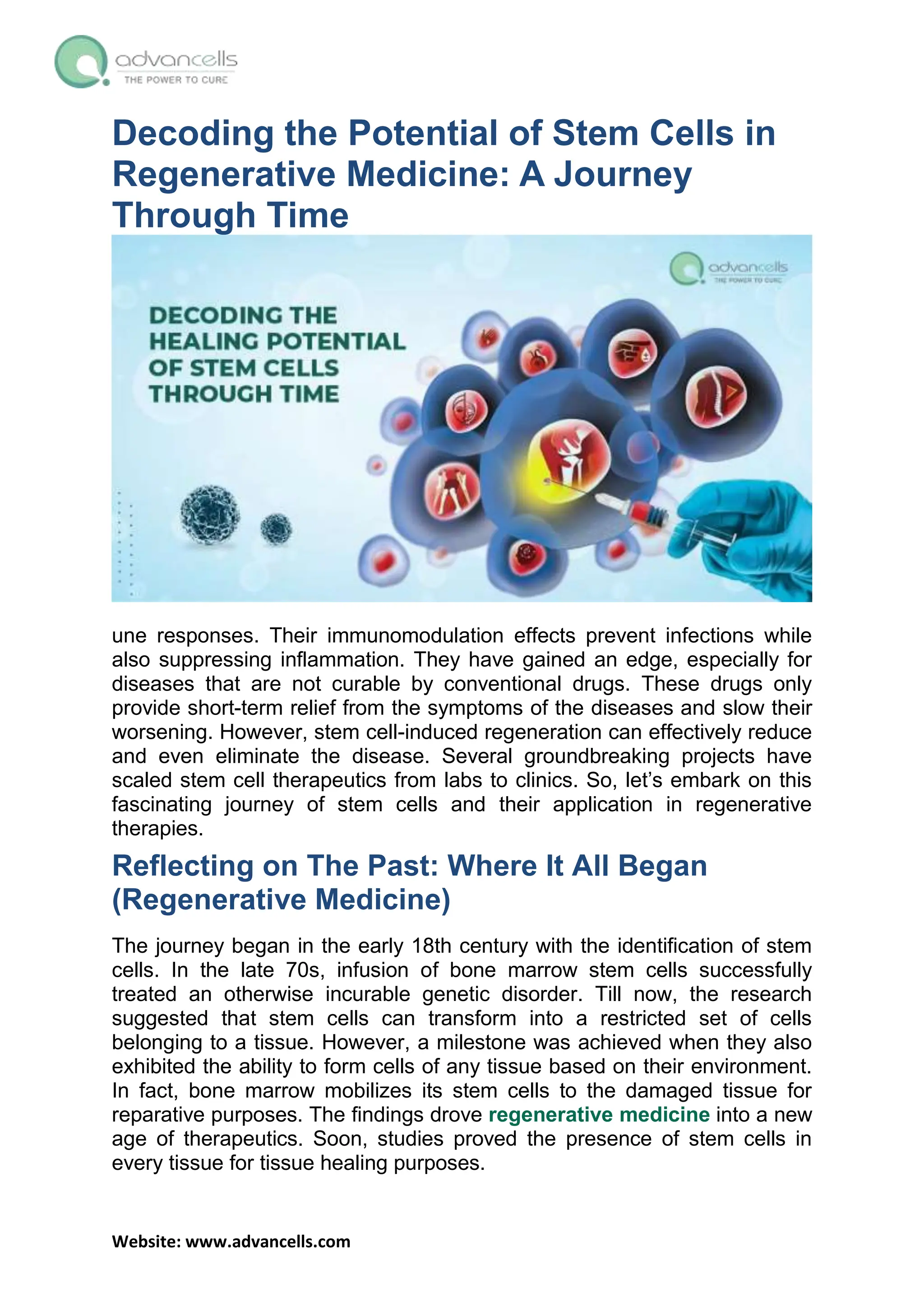 Decoding the Potential of Stem Cells in Regenerative Medicine.pdf