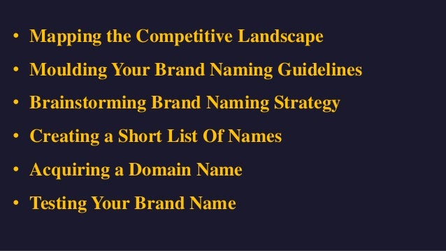 Brand Naming Strategy | PPTX
