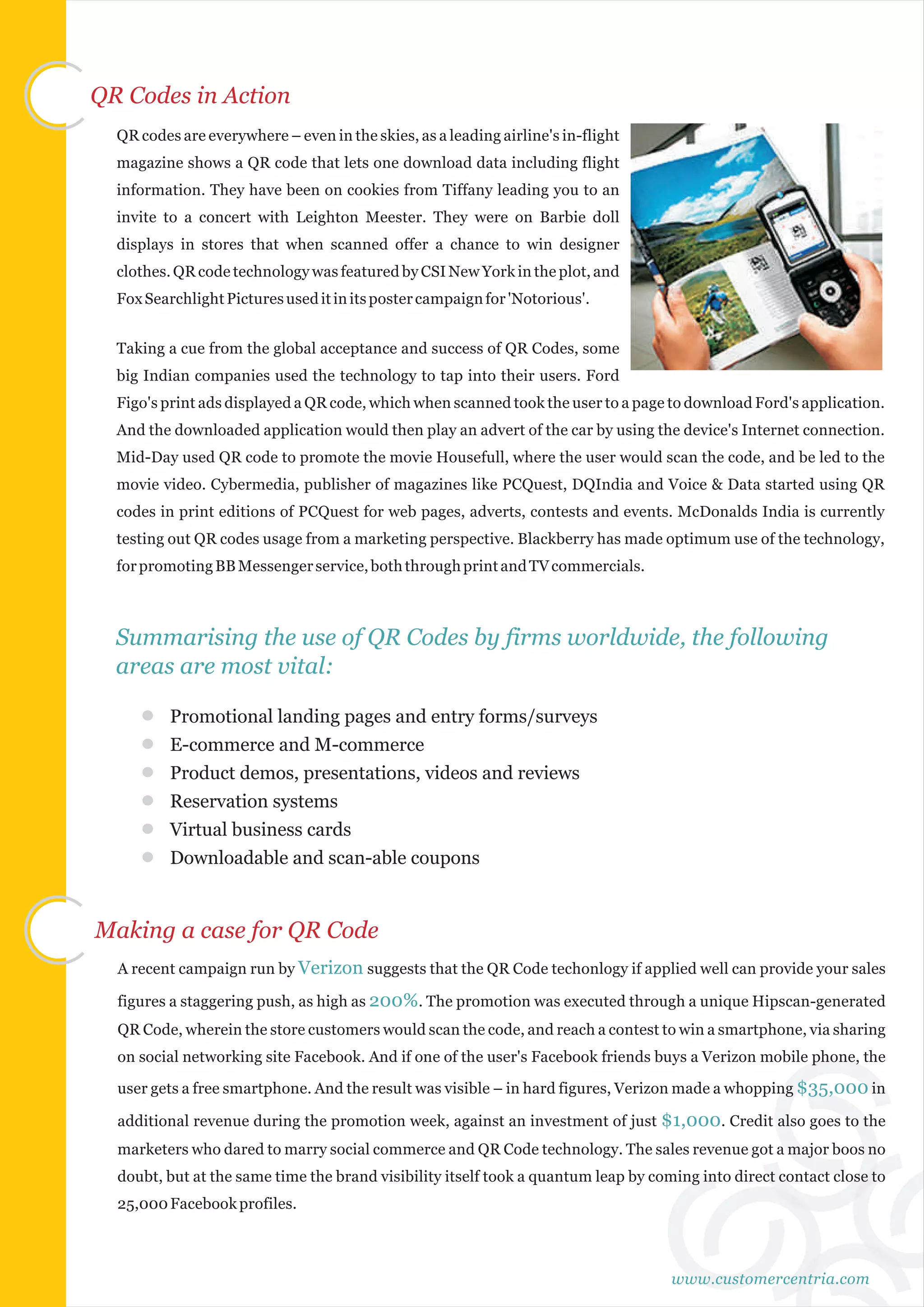 QR Codes: Transforming Consumer-Brand Interactions | PDF