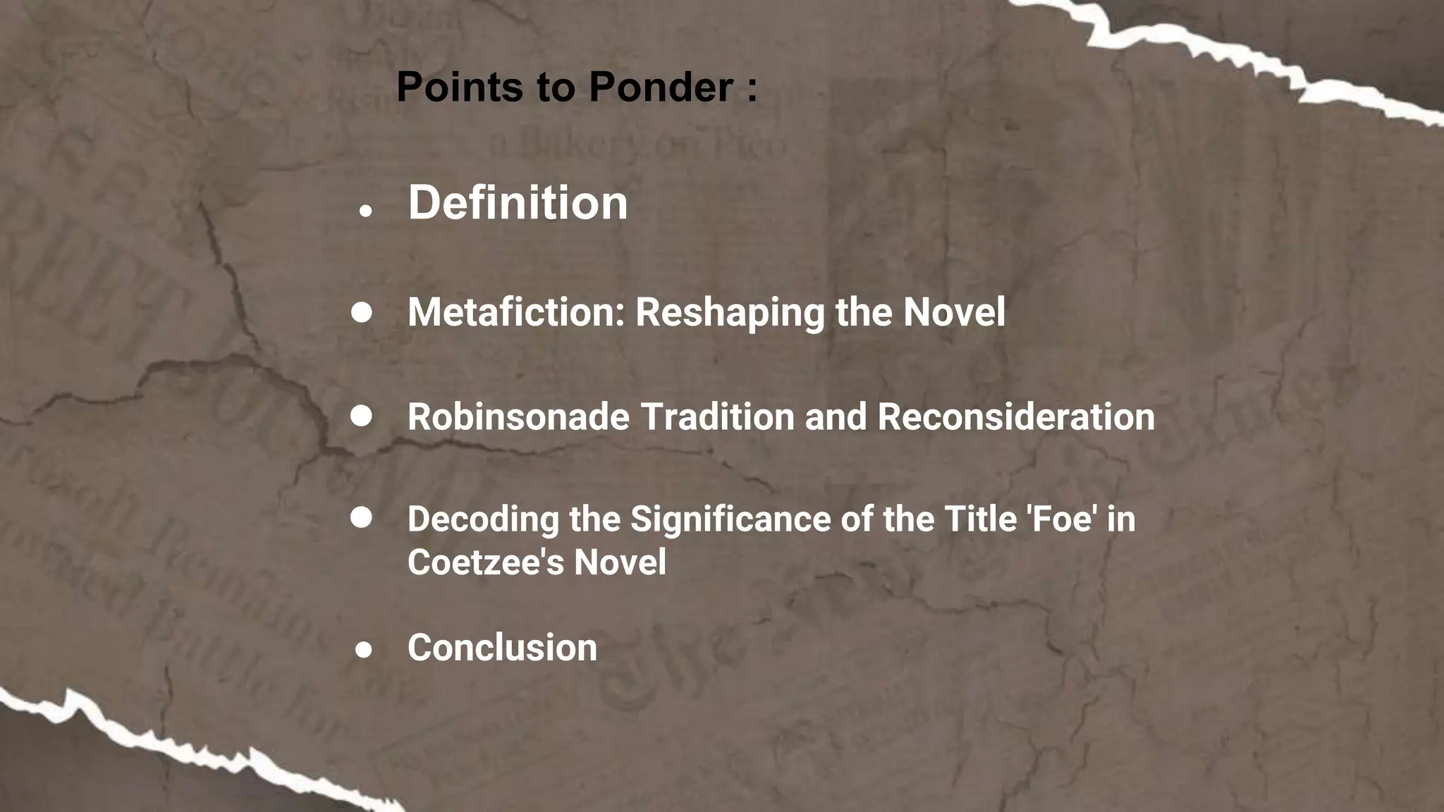 Decoding the Significance of the Title 'Foe' in Coetzee's Novel.pptx