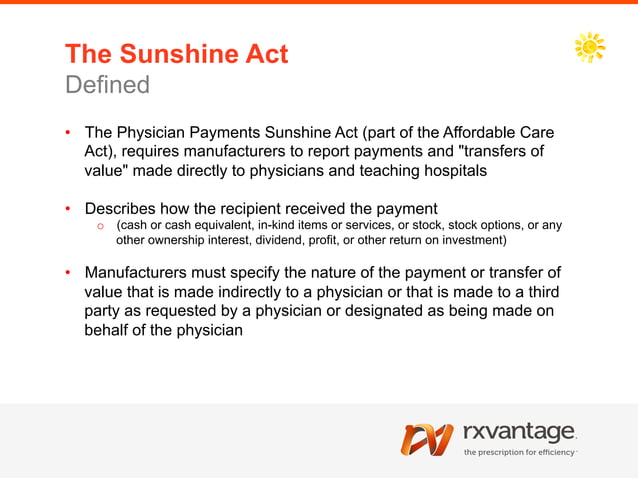 Decoding the Sunshine Act - What Exactly are Manufacturers Reporting ...