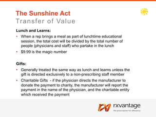 Decoding the Sunshine Act - What Exactly are Manufacturers Reporting ...
