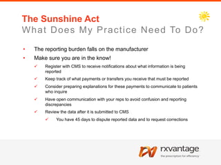 Decoding the Sunshine Act - What Exactly are Manufacturers Reporting ...