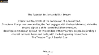 Decoding Tweezer Bottoms: A Beginner-Friendly Approach to Trading | PPTX