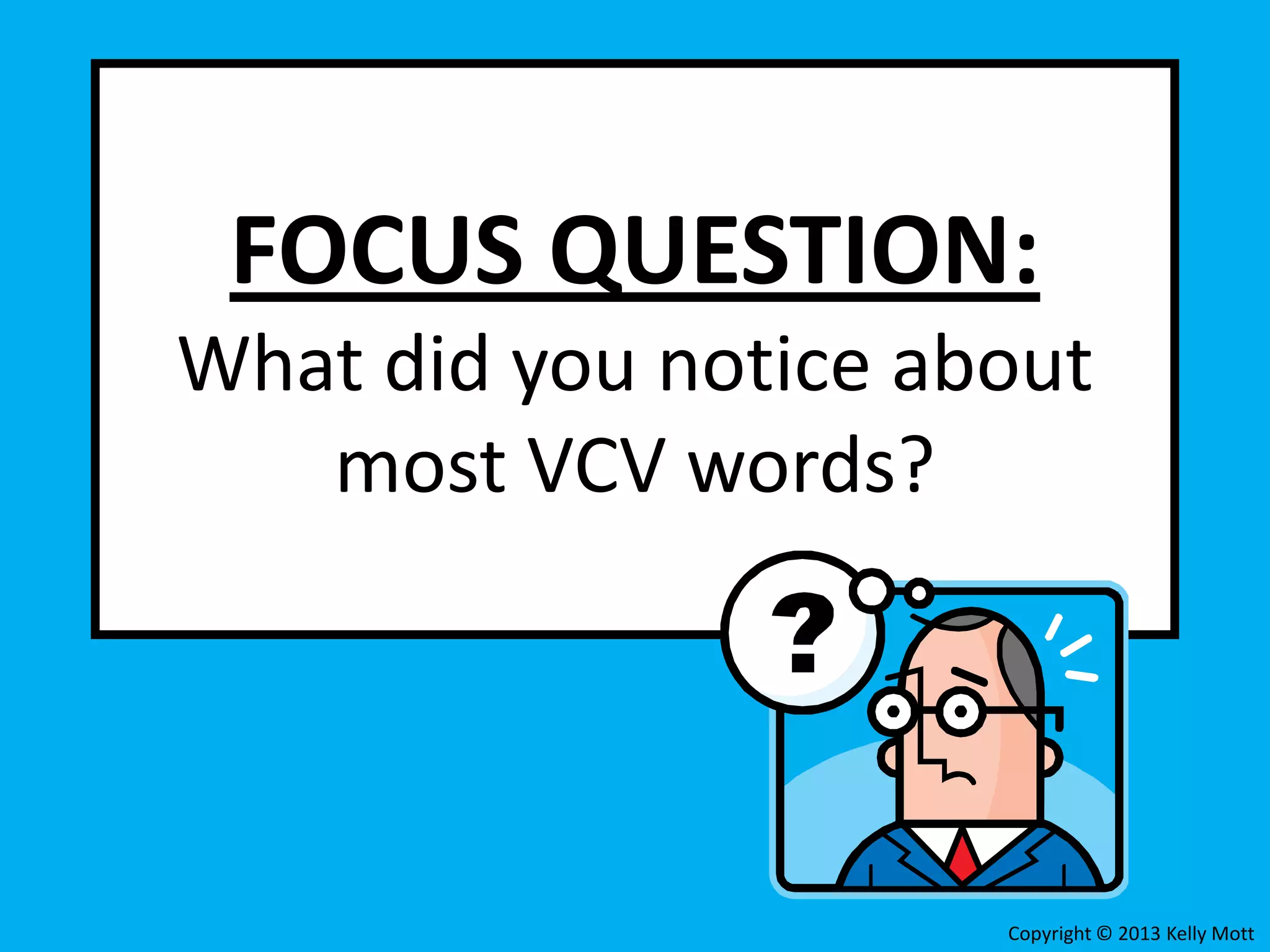 Decoding VCV unit 1 lesson 1 | PPTX