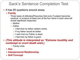 Decoding word association 3 - sentence completion test | PPT