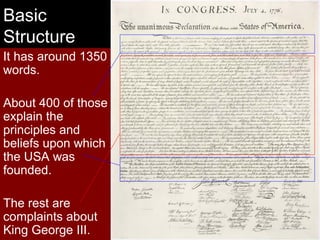 THE DECLARATION OF INDEPENDENCE | PPT