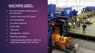 Decoiling yard | PPTX