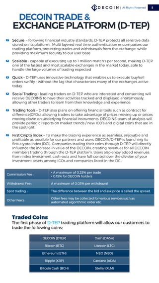 DECOIN White Paper | PDF | Business Accounting & Finance | Business