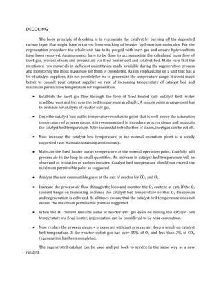 Decoking | DOC