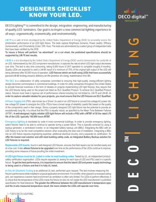 DECO Lighting: Leading Manufacturer of Commercial & Industrial LED ...