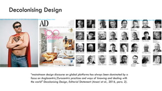 Decolonising design with indigenous artisans in mexico for ethical ...