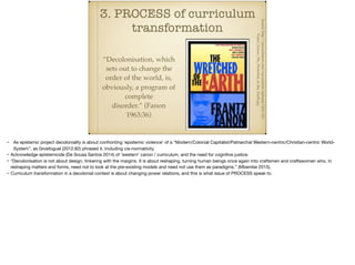 Decolonising the curriculum: Some ideas | PDF