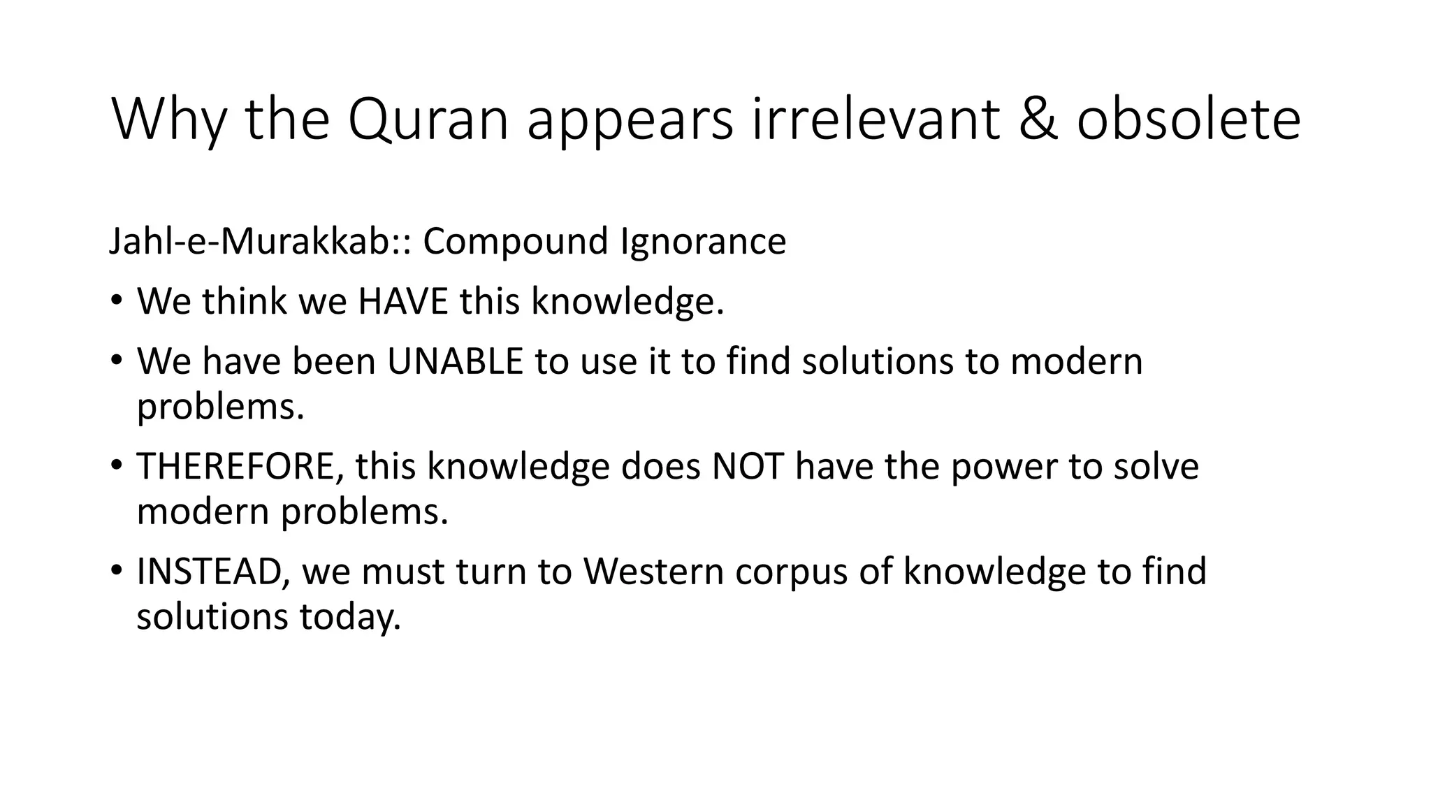 Decolonization of Education: Islamic Perspective - HBKU | PPTX