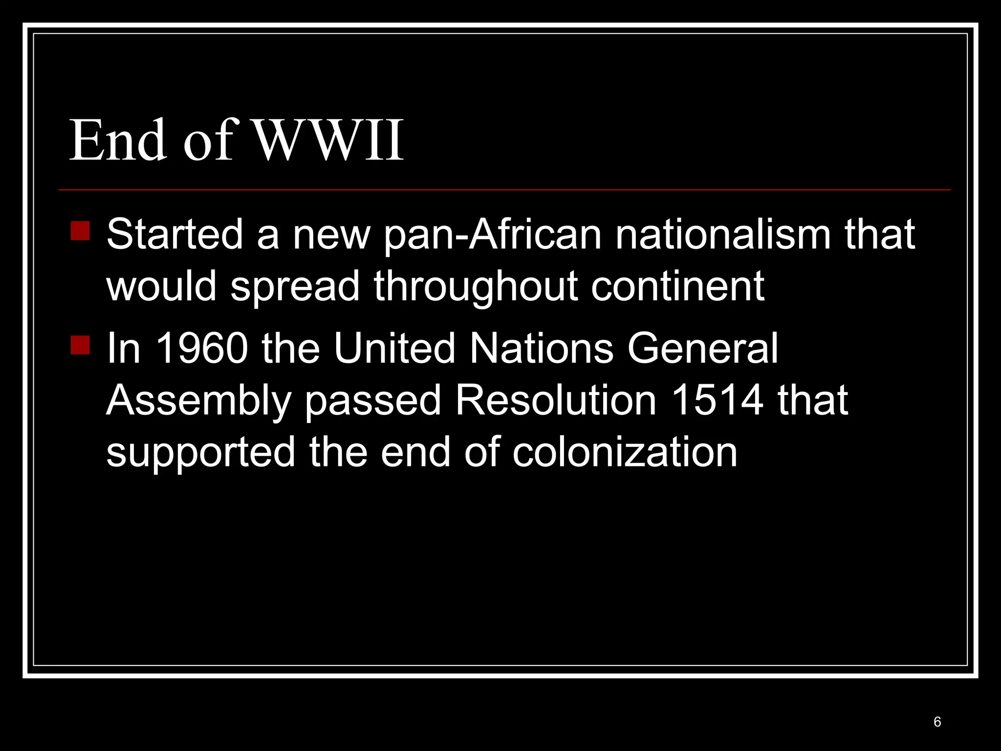 Decolonization | PPT