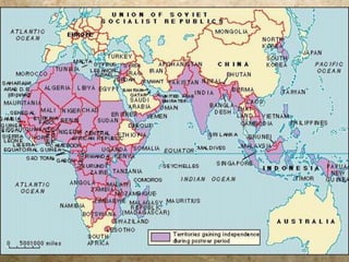 Decolonization In Africa Map To 1980