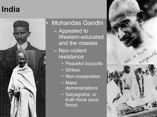 Decolonization in the post wwi era (part 2 of chapter 21) | PPT