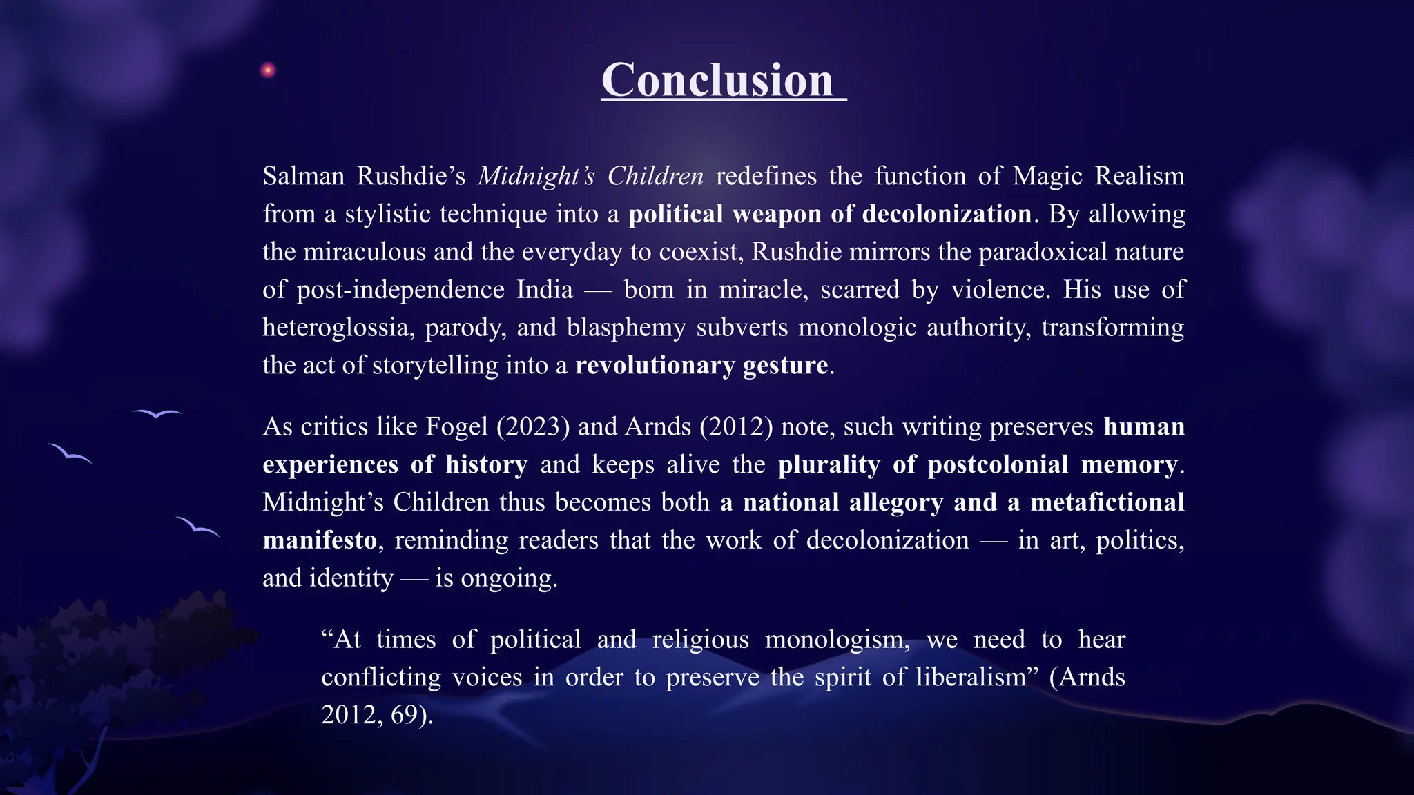 Decolonizing Reality_ Magic Realism as Postcolonial Discourse in Salman Rushdie’s 'Midnight’s ...