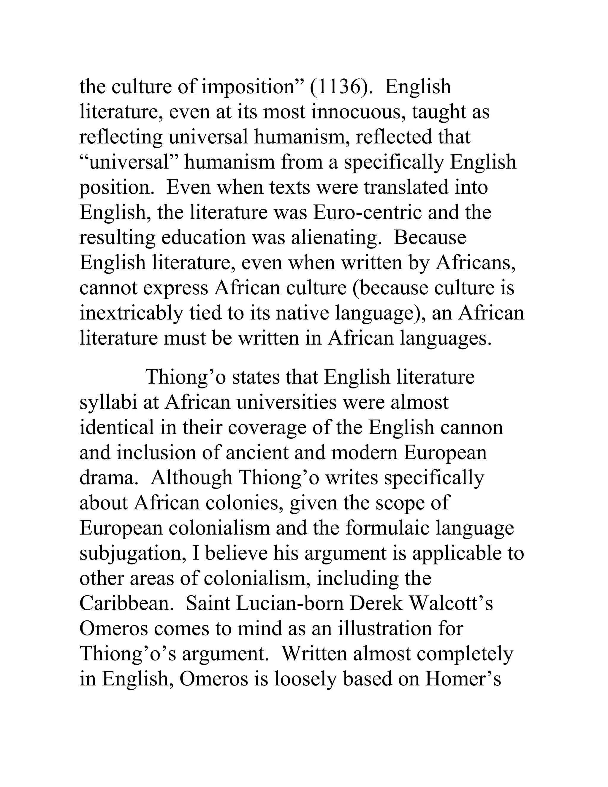 Decolonizing the mind | DOCX