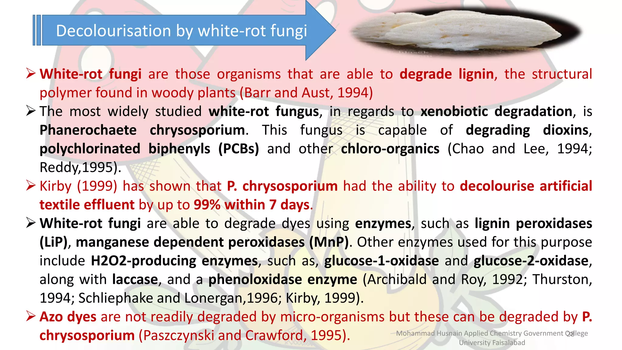 Decolourization of textile waste water and dye effluent | PDF