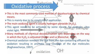 Decolourization of textile waste water and dye effluent | PDF