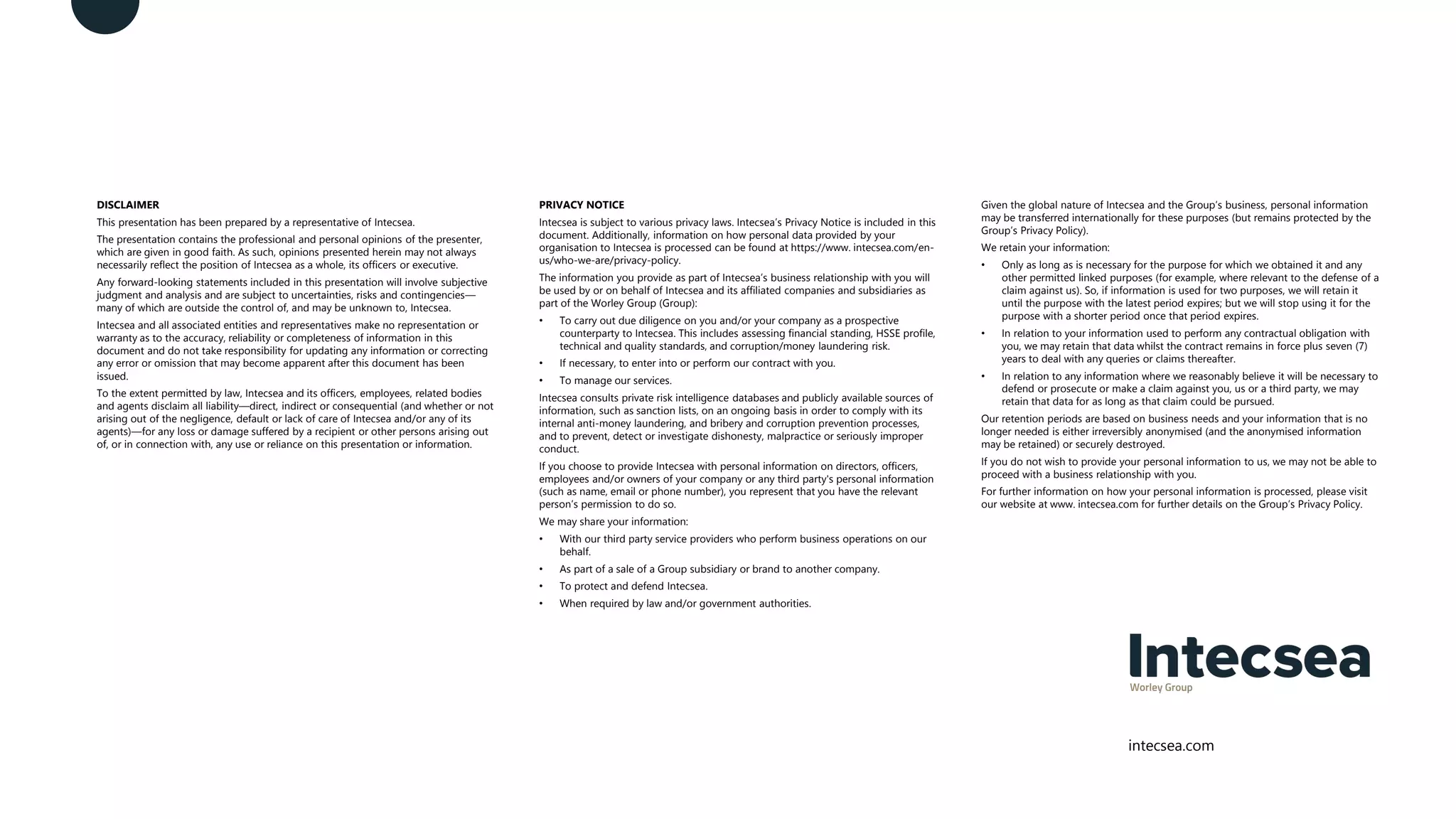 Decommissioning your offshore assets | PPTX