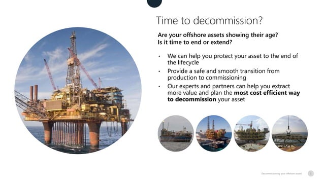 Decommissioning your offshore assets | PPTX